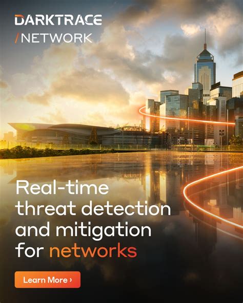 darktrace on linkedin network security management ai network