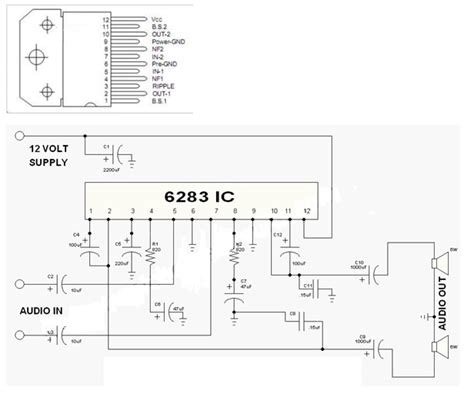Cd6283cs Ic Amplifier Circuit Diagram Circuit Diagram