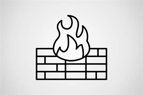 Firewall Icon Graphic By JM Graphics Creative Fabrica