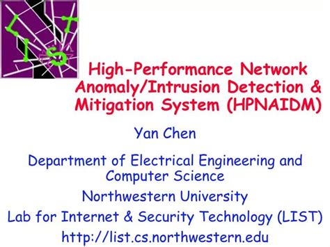 Ppt High Performance Network Anomalyintrusion Detection And Mitigation