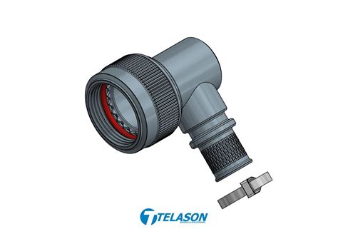 90° Banding Backshell Emirfi Shielded Screened Spin Coupling Telason