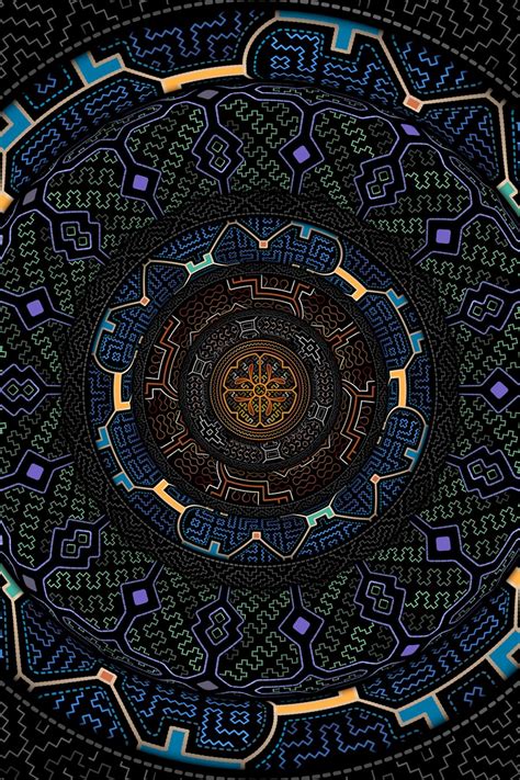 Shipibo Icaro Inspired Artwork