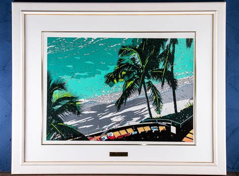 Yahoo オークション 【絵画】 鈴木英人 すずきえいじん 『ワイキキ