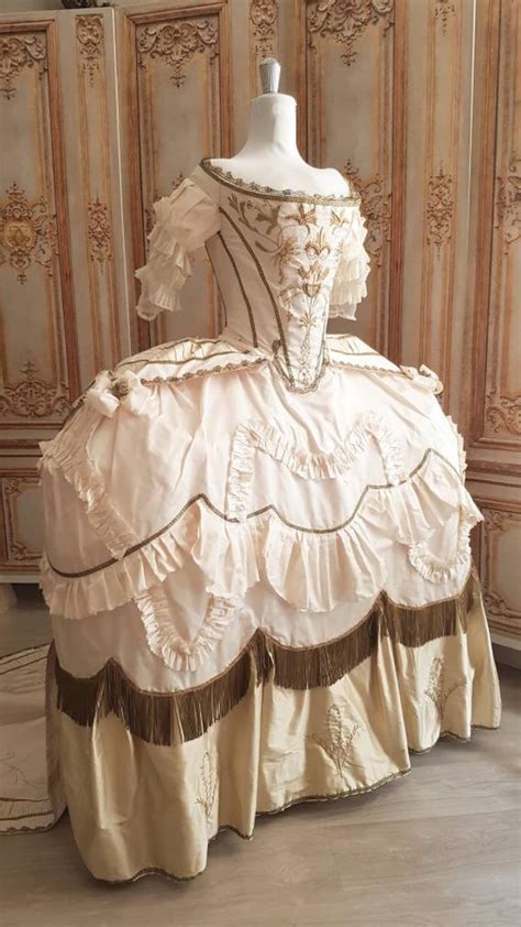 Marie Antoinette Robe De Cour At Versailles Etsy