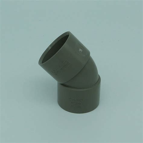 32mm Solvent Weld 45d Bend Grey Tws Plastics Online Store
