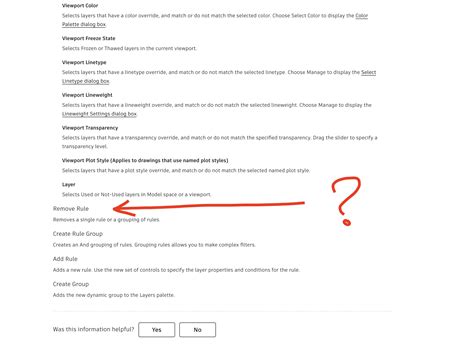 mac delete dynamic layer group rule autodesk community
