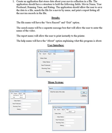 1 Create An Application That Stores Data About Your