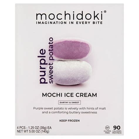 Mochidoki Purple Sweet Potato Mochi Ice Cream 4 Oz Delivery Or Pickup