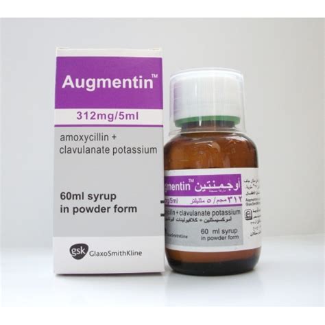Augmentin 312mg Syrup Rosheta