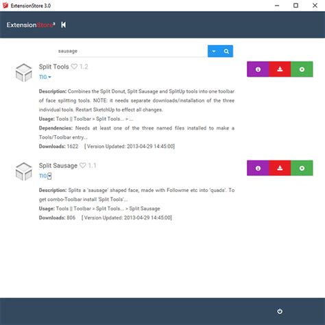 Managing Extensions Feature Requests SketchUp Community