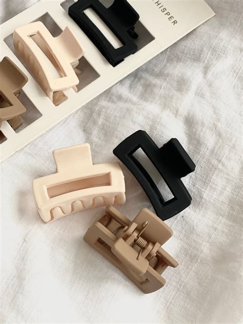 Mini Hair Claw Pack Blackbrown I Shall Shop