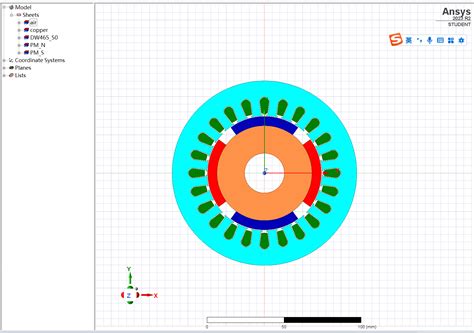 工磁电磁场ansys仿真——永磁同步电机 Hexo