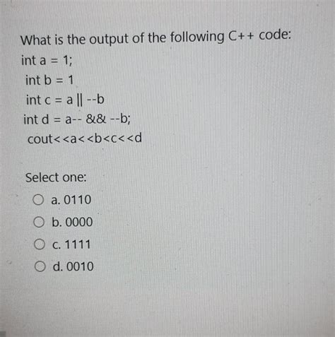 solved what is the output of the following code int f int