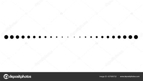 Dotted Line Simple Shape Vector Symbol Icon Design Vector Illustration Stock Vector By