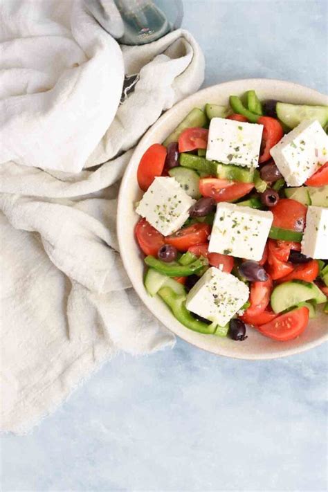 Low Fodmap Greek Salad Karlijns Kitchen