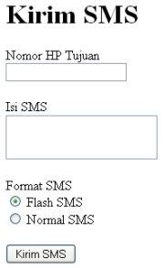 Membuat Script SMS Flash Dengan Gammu Dan PHP Tutorial SMS Gateway