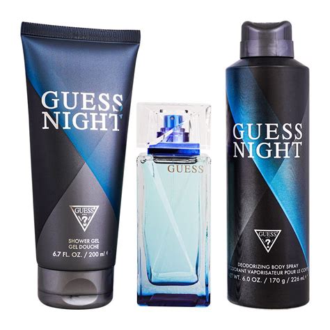Guess Night Pour Homme Set Eau De Toilette 100ml Body Spray 226ml