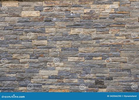 Wall Cladding With Decorative Large Brown Tiles Texture Background
