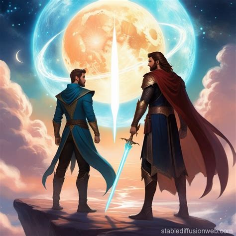 Two Guys Vs Bad Guy Stable Diffusion Online