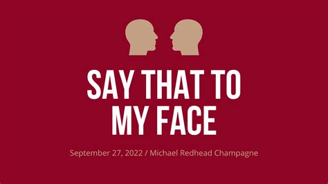 Michael Redhead Champagne