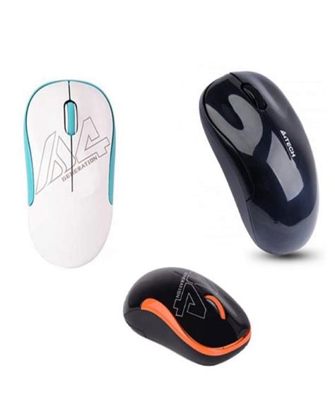 A4tech G3 300N V Track Wireless Mouse Black Tech Panacea