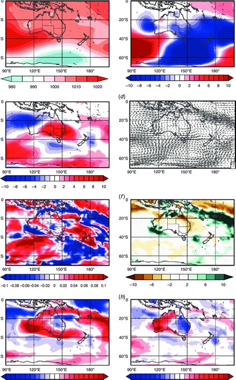 Composite Mean For All Heatwave Days 9 12 February 2017 A Mean