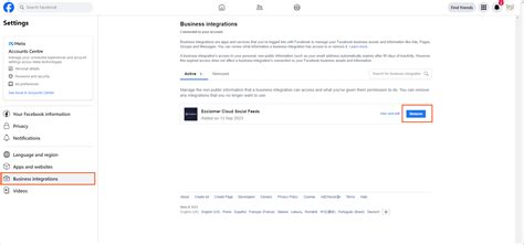 How To Remove The Exclaimer Business Integration From Your Facebook