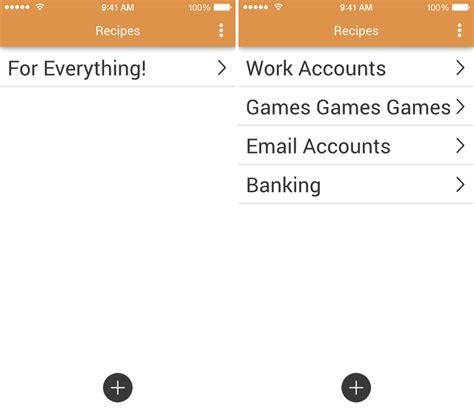review password chef—enjoy untethered password entry with recipes