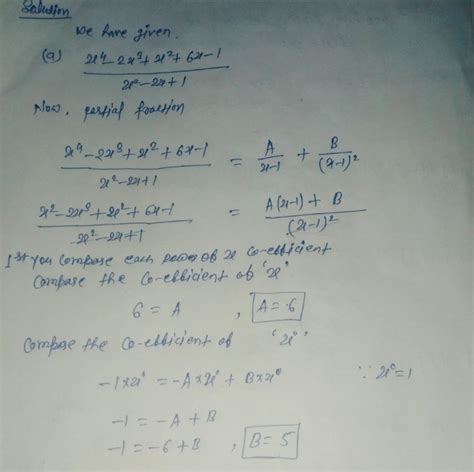 Answered Write Out The Form Of The Partial Fraction Decomposition Of