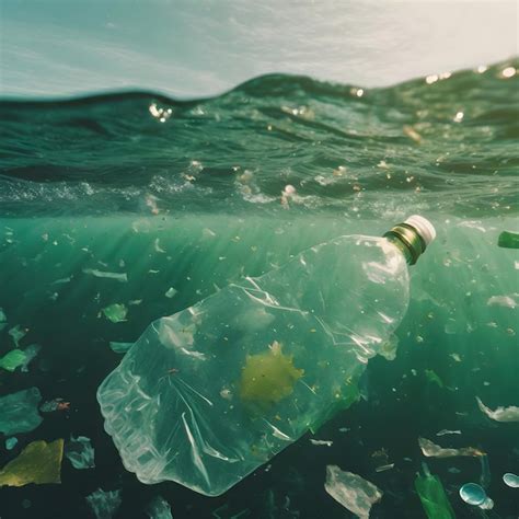 Premium Photo An Image Of Garbage Floating In The Ocean