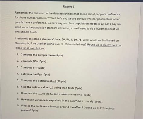 Solved Remember The Question On The Data Assignment That