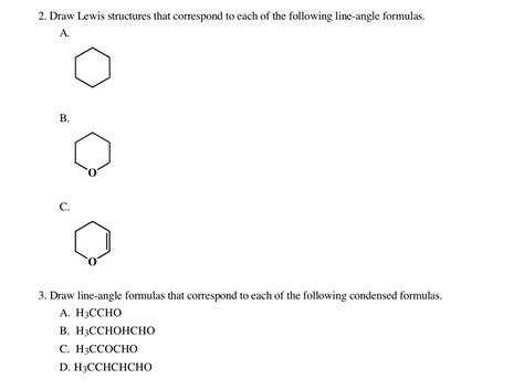 Solved Draw Lewis structures that correspond to ﻿each of | Chegg.com