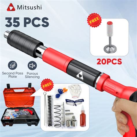 Mitsushi Manual Steel Nail Gun Concrete Nail Tool Steel Nail Gun Rivet Tool Wall Anchor Wire