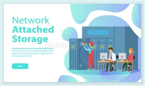 Network Attached Storage Web Page Small Computer Equipped With Disk