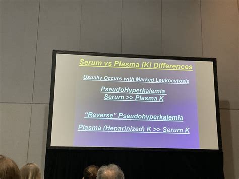 Pseudohyperkalemia Serum Potassium Is Higher Than Plasma Potassium Nkfclinicals Thread From