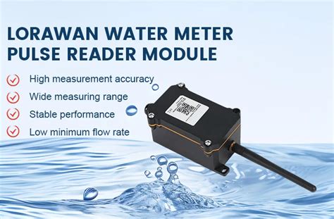 lorawan counter sensor collector output water meter pulse reader
