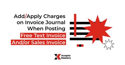 Reverse Wrong Invoice With Charges Axapta Masters