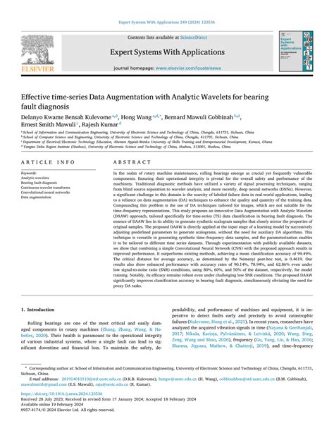 Pdf Effective Time Series Data Augmentation With Analytic Wavelets