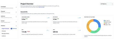 Project Overview Statistics User Guides