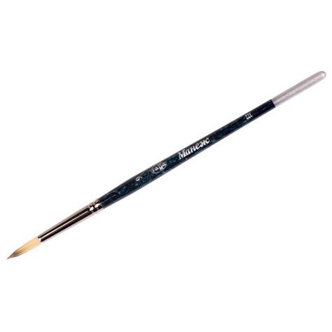 Кисть художественная синтетика Гамма Манеж круглая №09 арт 121531 купить с доставкой по