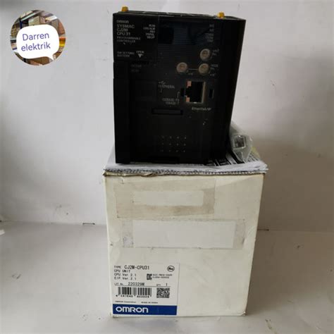 Jual Omron Cpu Unit Cj2m Cpu31 Jakarta Barat Darren Elektrik Tokopedia