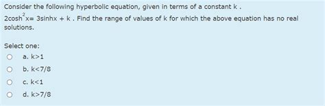 Solved Consider The Following Hyperbolic Equation Given In
