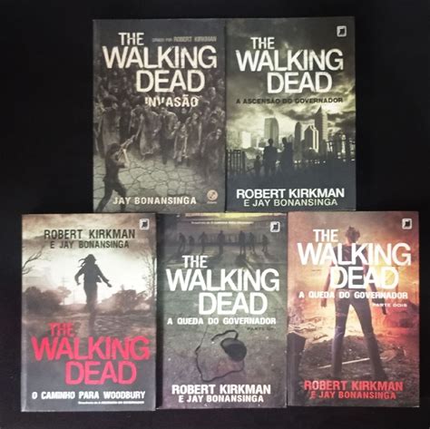 Cinco Livros The Dead Walking Robert Kirkman E Jay Bonansinga Livro