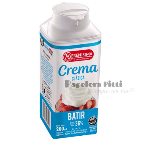 Crema La Serenisima 200 Ml Para Batir