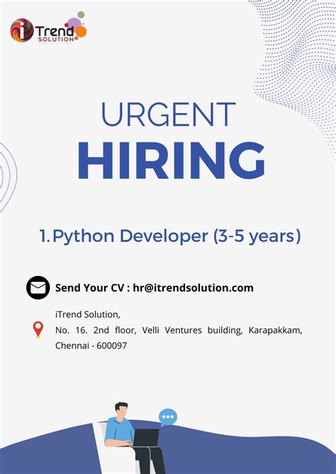 itrend solution on linkedin pythondeveloper python pythonjobs