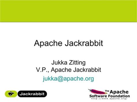 Content Storage With Apache Jackrabbit Ppt