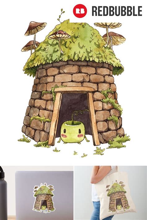 Stardew Valley Junimo Hut Watercolor Illustration