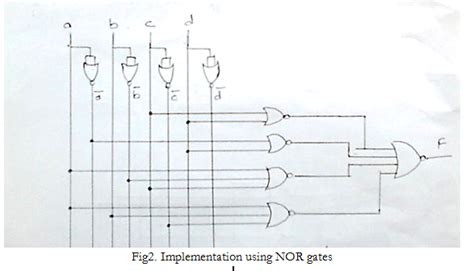 Use K Map To Reduce Following Functions And Then Implement By Nor Gates