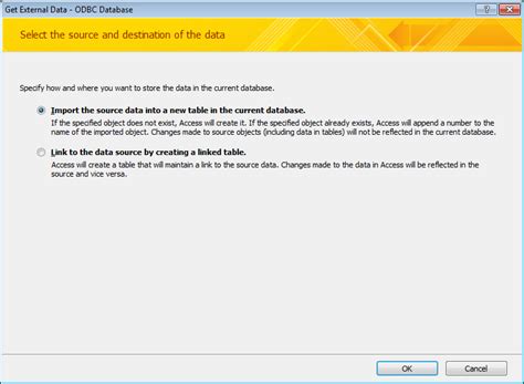 Qodbc Desktop Using Quickbooks Data With Access 2010 Import Tables