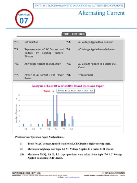 Ch 7 Alternating Current Final Pdf Inductor Transformer
